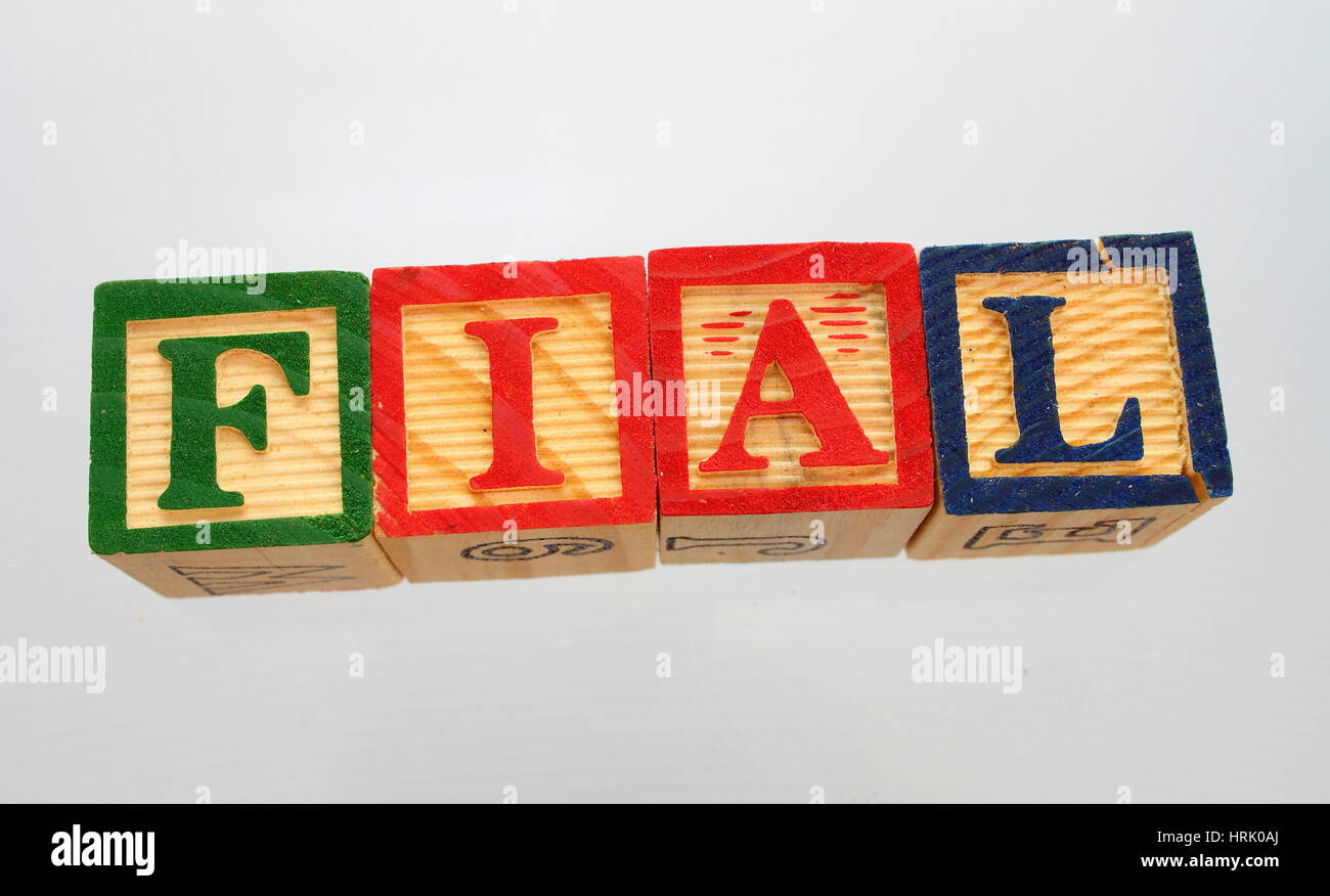 A deliberate mistake to visually present the term fail using colorful ...