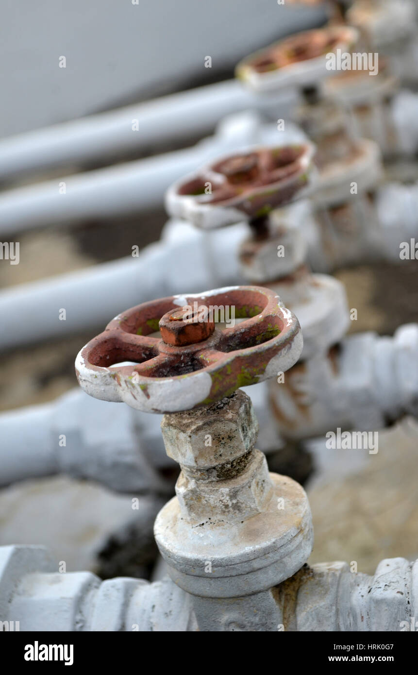 Water pip line in the city building Stock Photo - Alamy