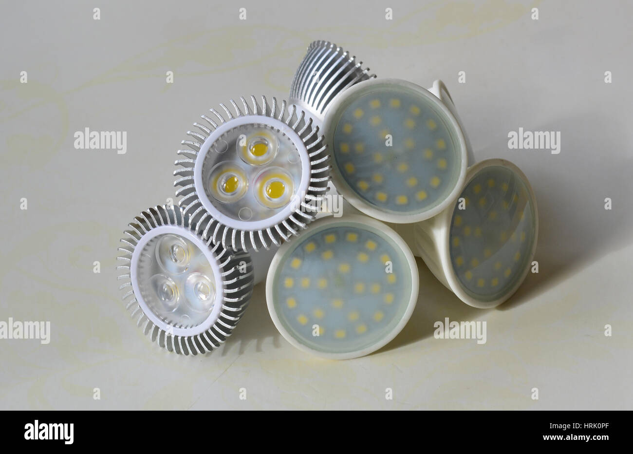 LED ceiling bulbs Stock Photo - Alamy