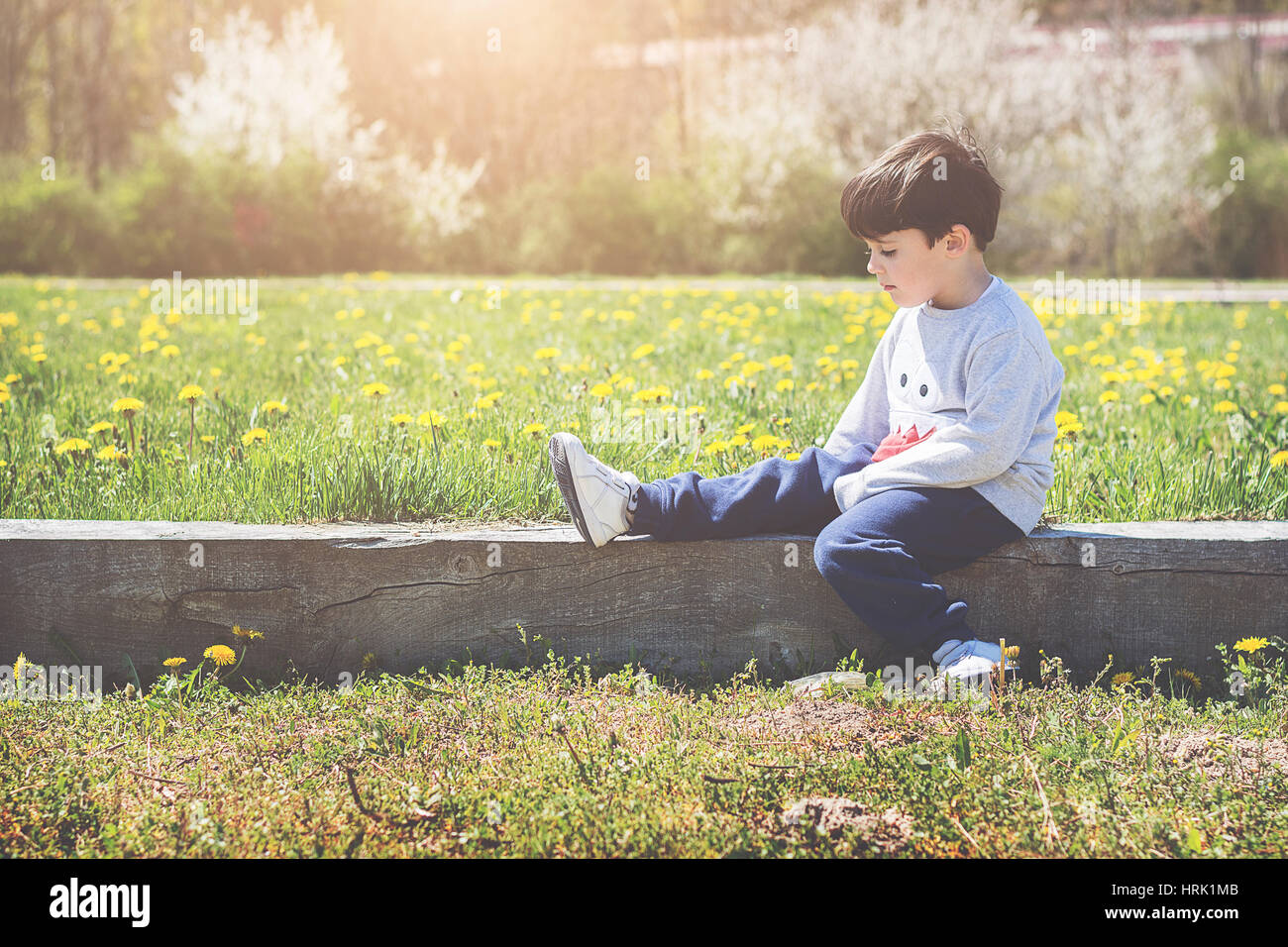 Sad Child School Wait High Resolution Stock Photography and Images - Alamy