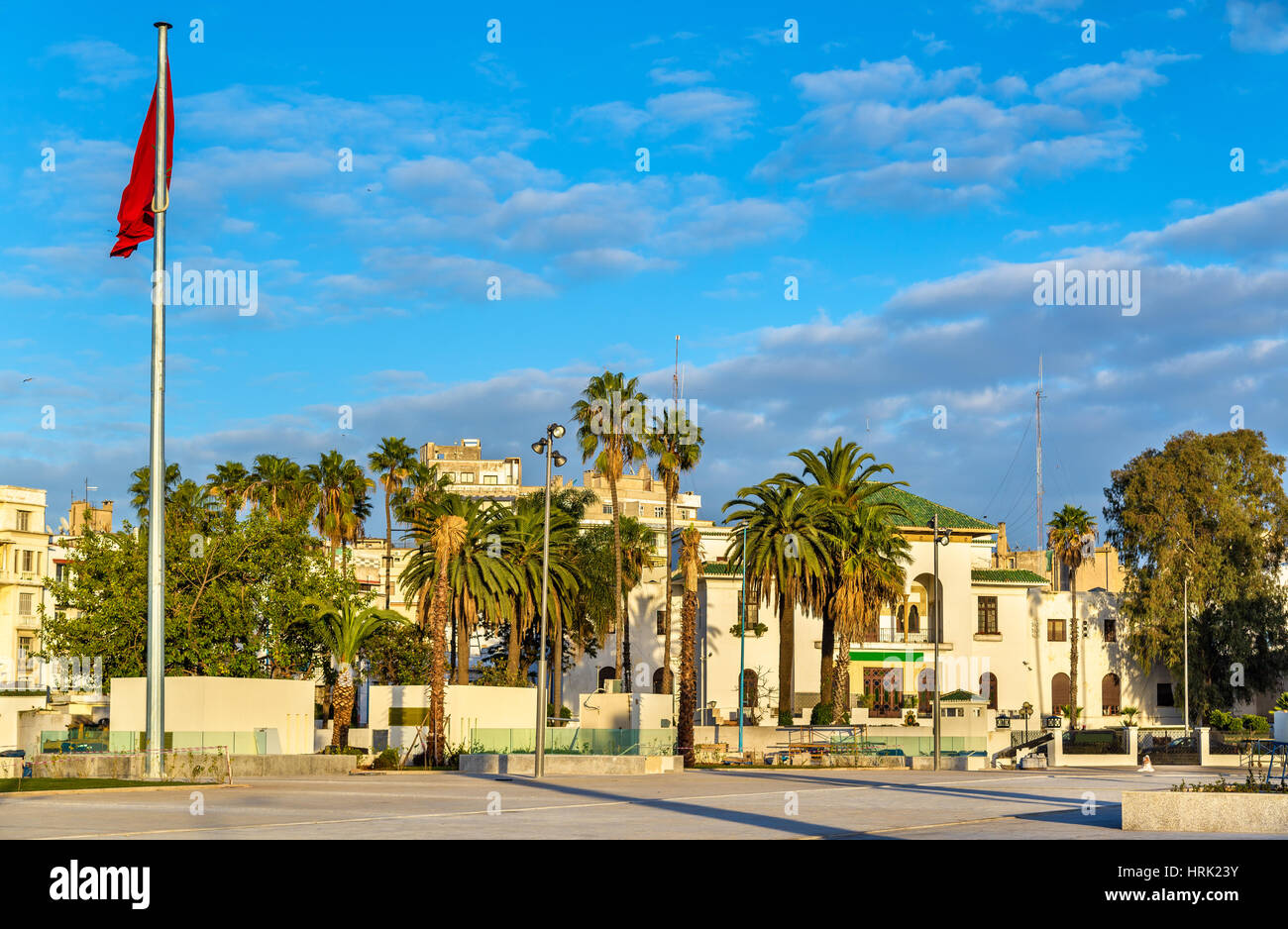 Square of Mohammed V in Casablanca in Morocco Stock Photo - Alamy