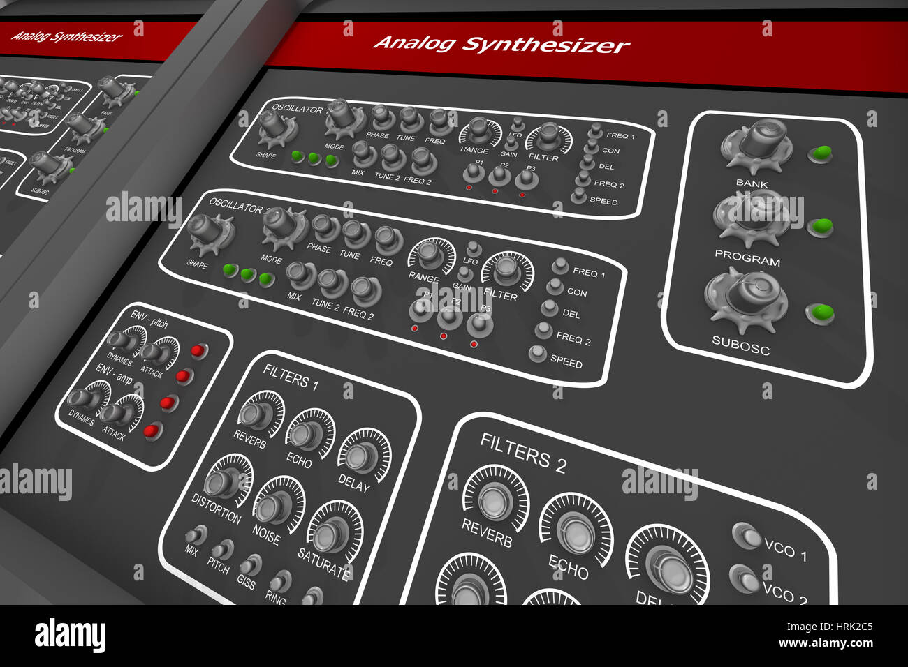 Synthesizer knobs hi-res stock photography and images - Alamy