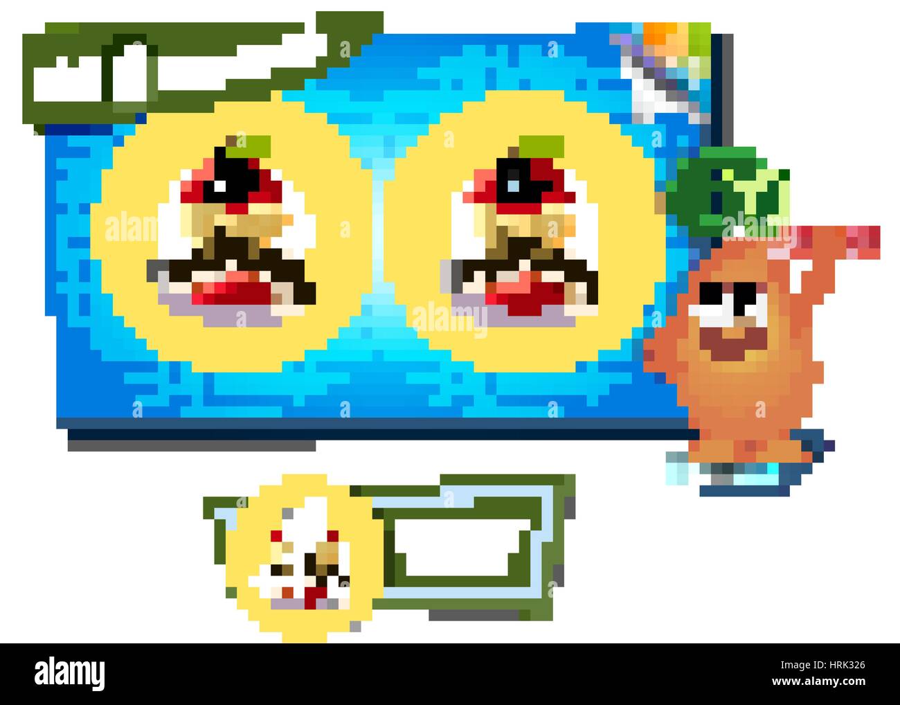 Visual Game for children. Find 9 differences Stock Vector Image & Art ...