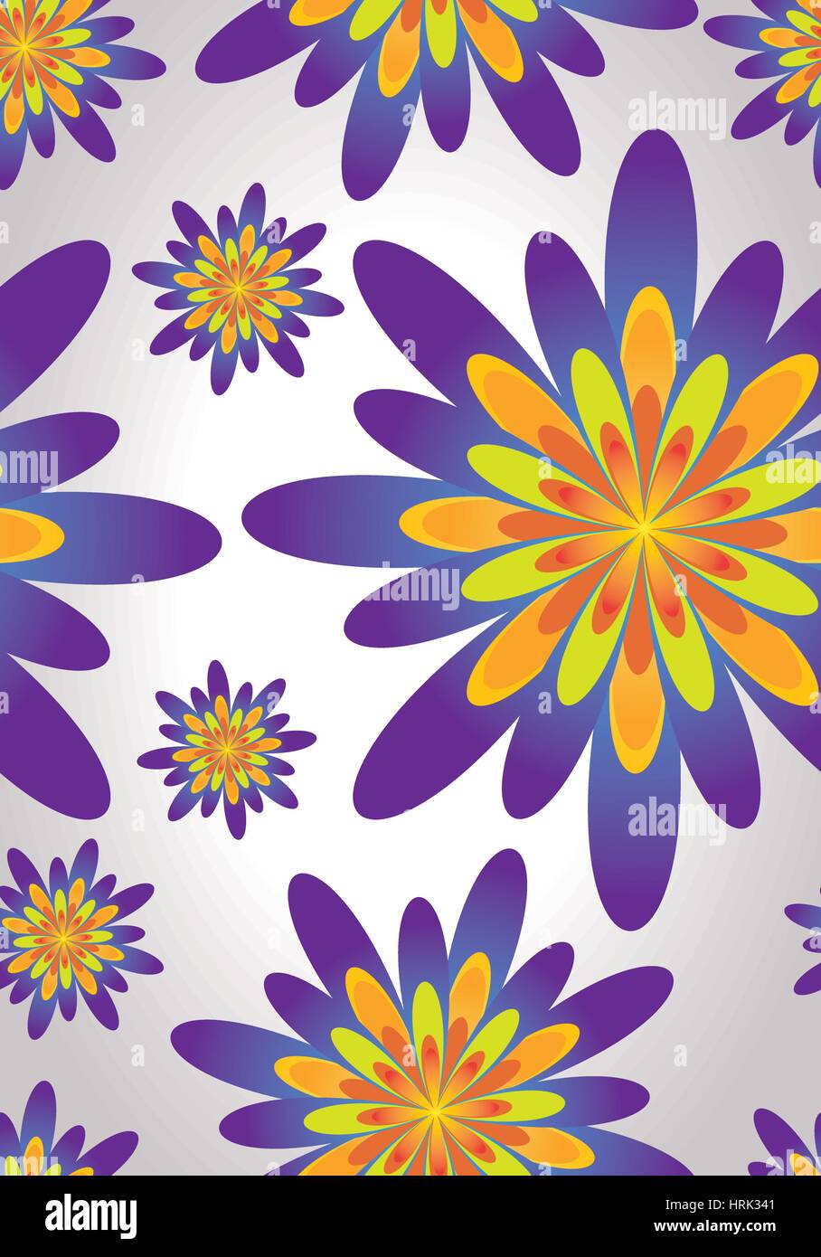 Repeat bright background of flowers Stock Vector Image & Art - Alamy
