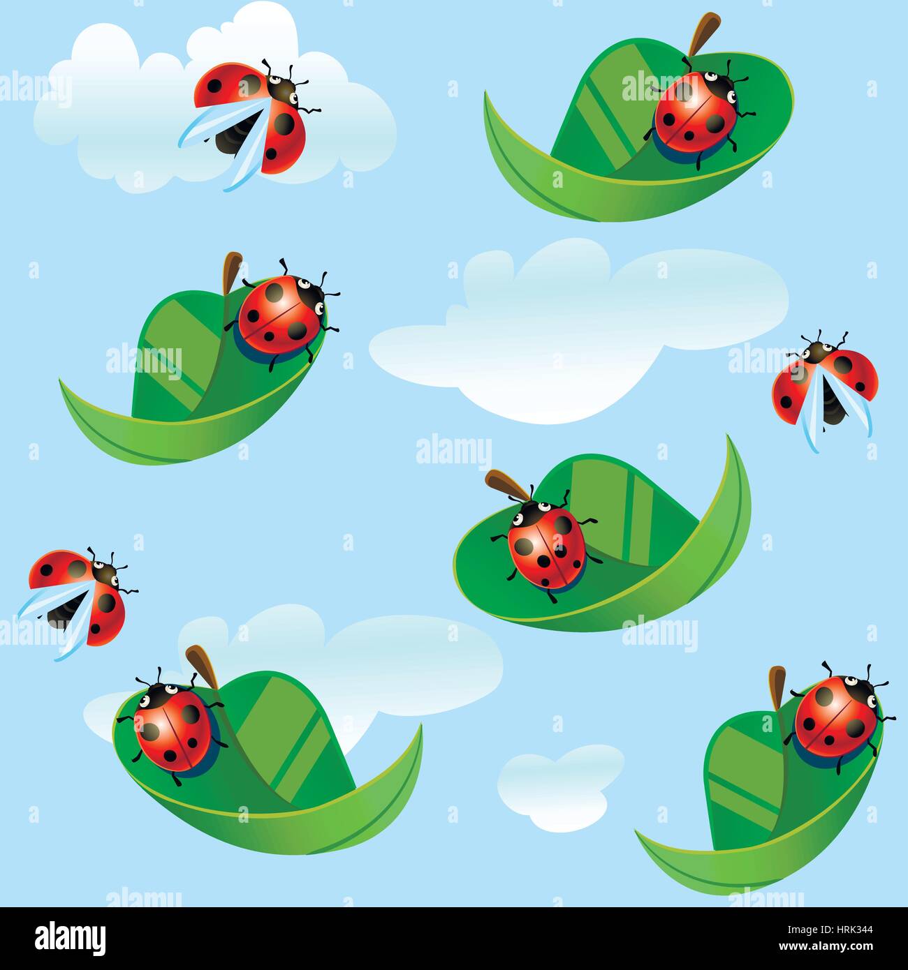 Lucky bug Stock Vector Images - Alamy