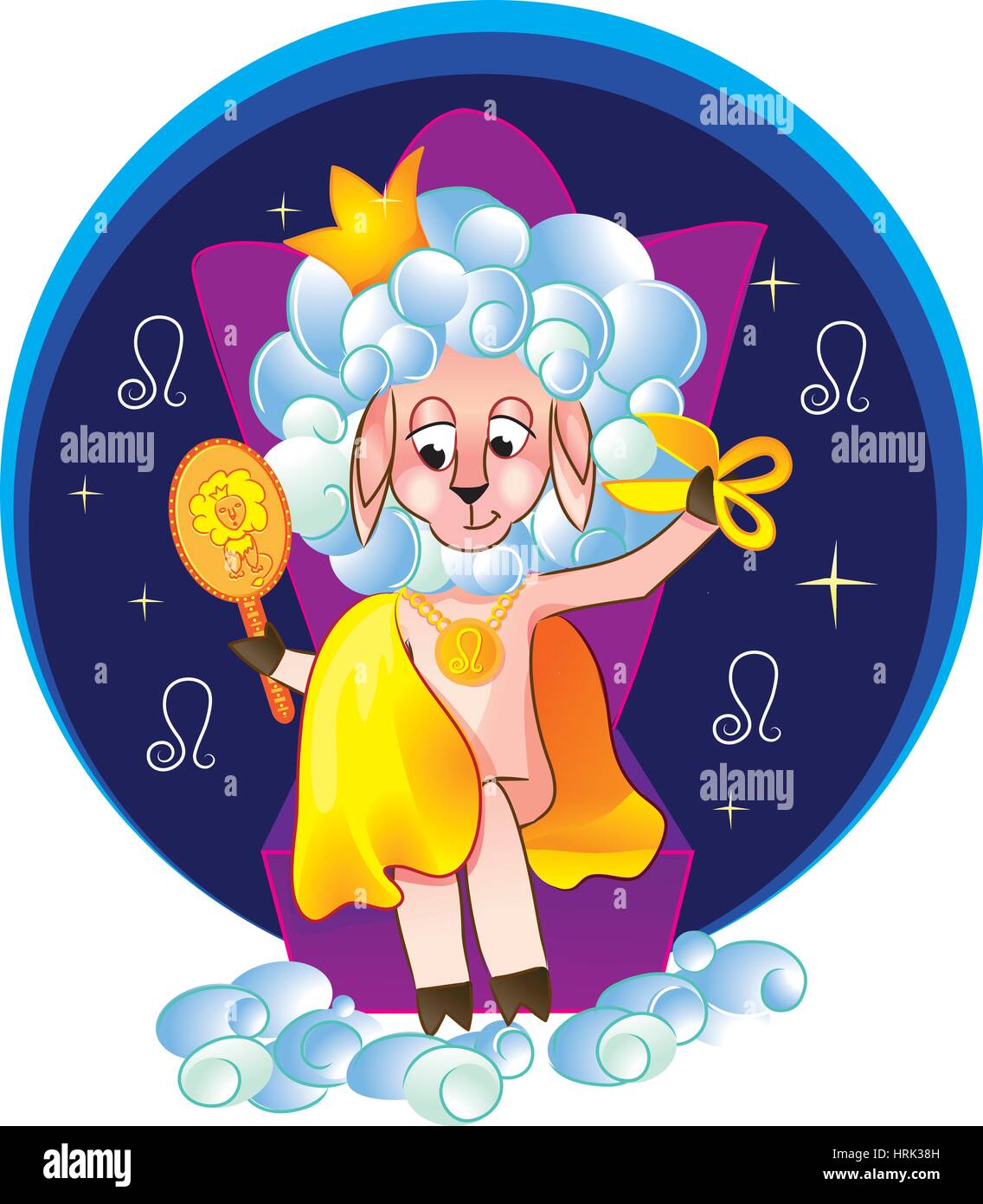 Constellation star sheep astrology sign hi-res stock photography and ...