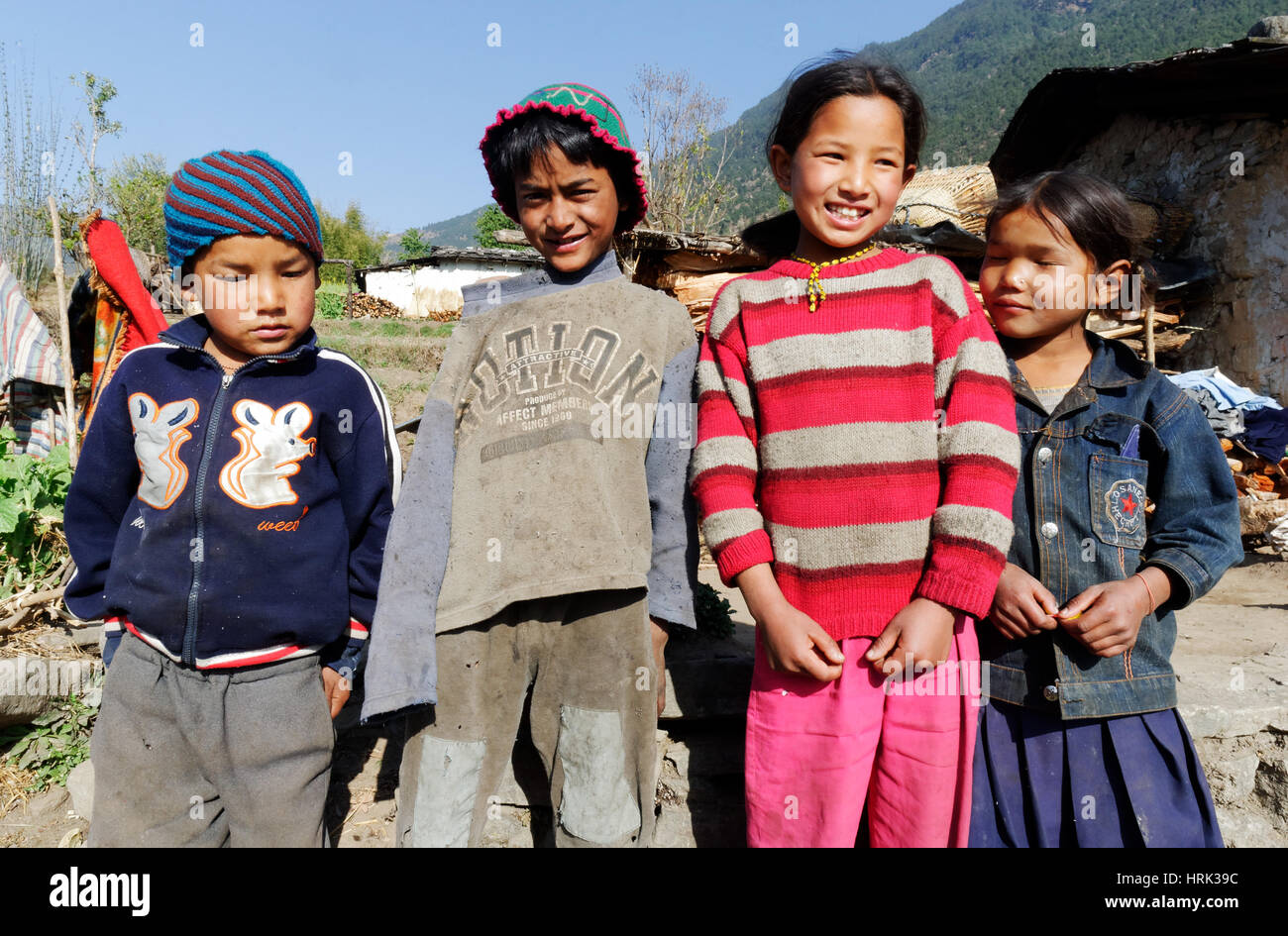 Nepali kids hi-res stock photography and images - Alamy