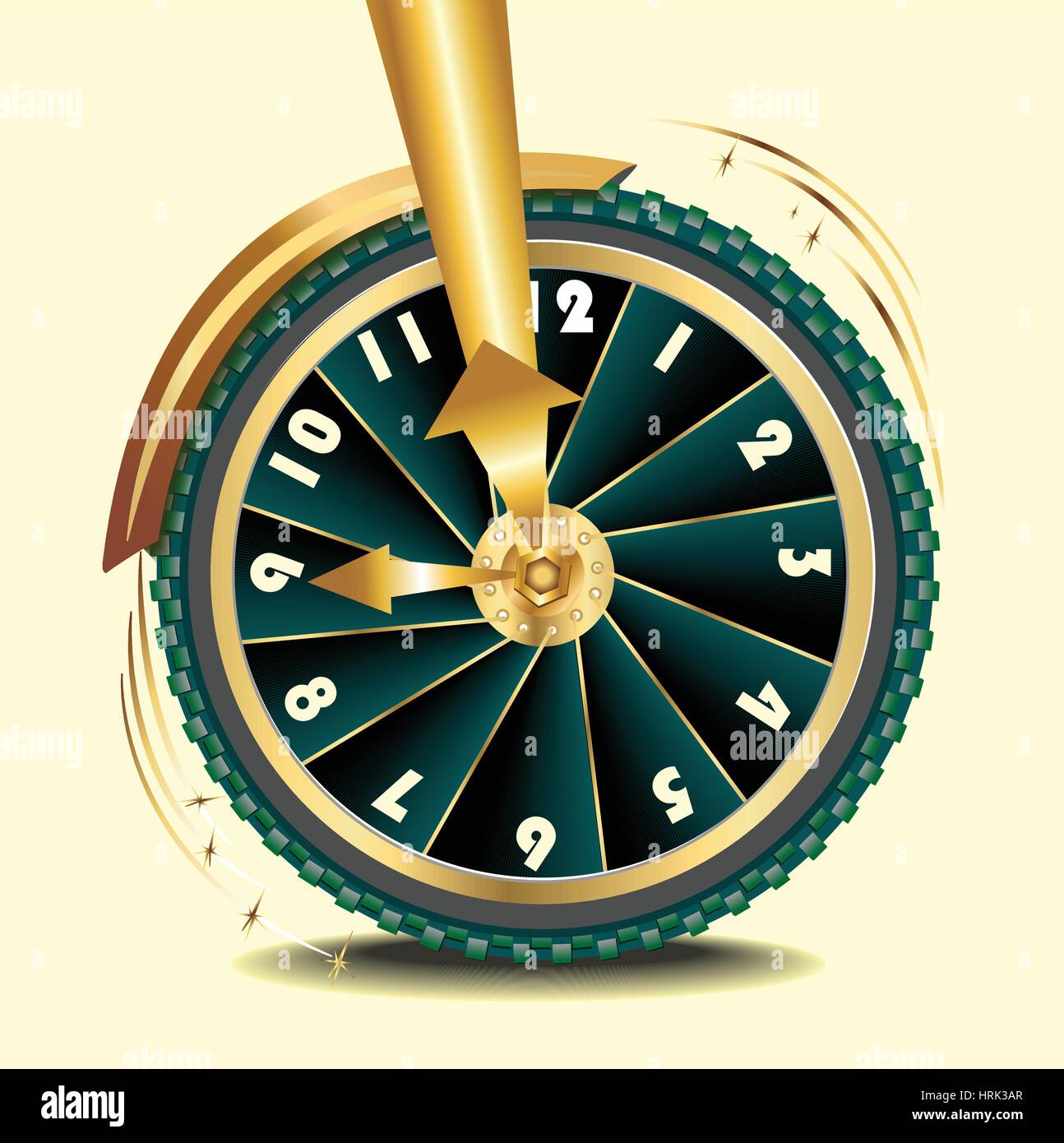 wheel as symbol of transience of time Stock Vector Image & Art - Alamy