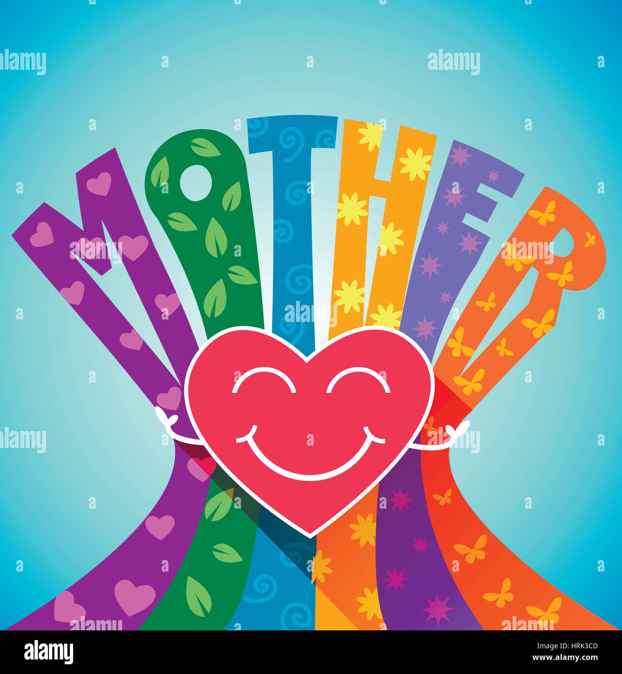 Mother daughter birthday celebration Stock Vector Images - Alamy