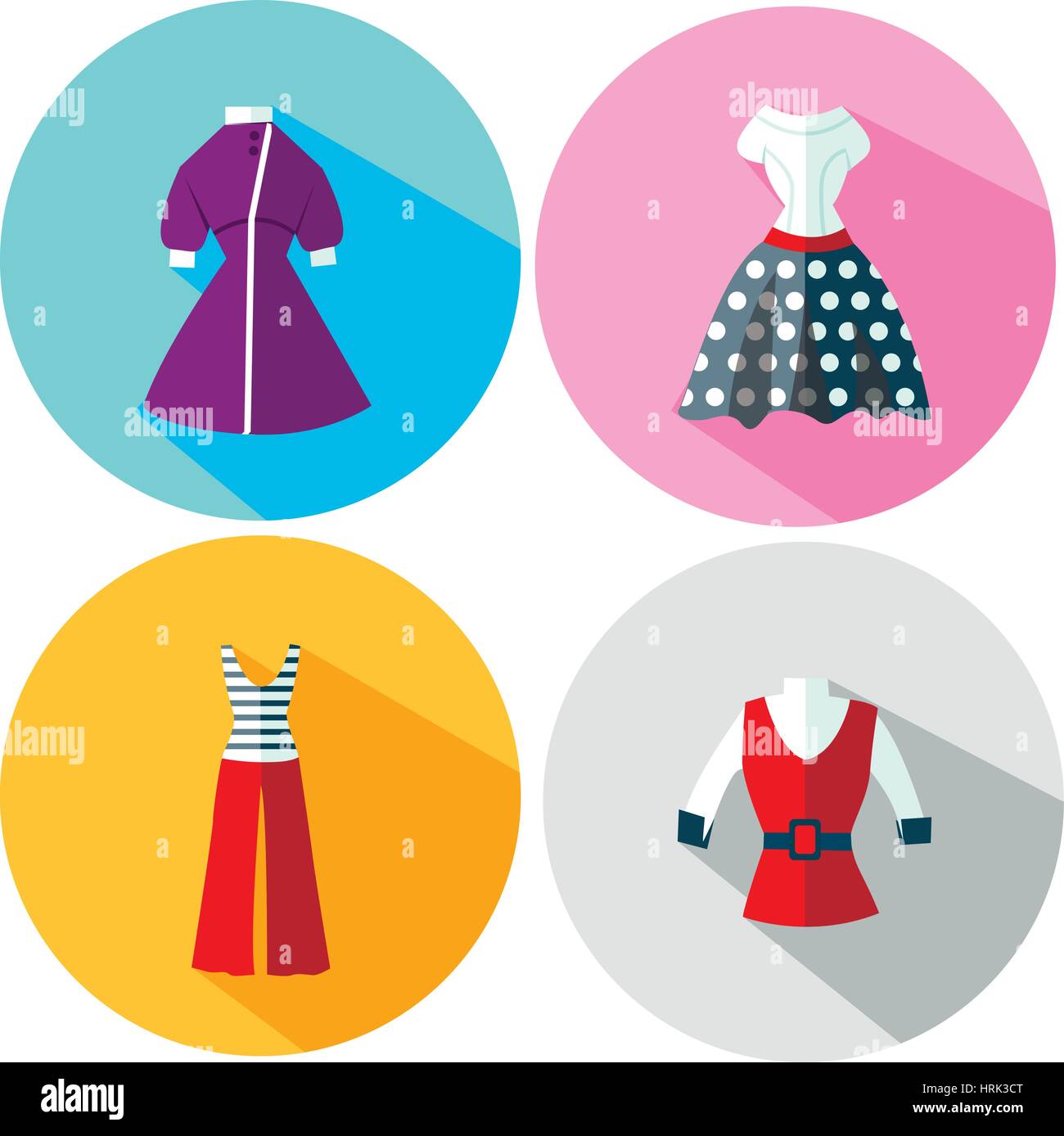 Spring clothing Stock Vector Images - Alamy