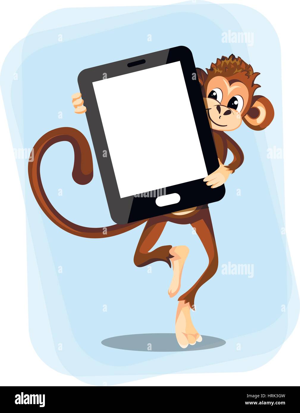 Japanese monkey cartoon Stock Vector Images - Alamy