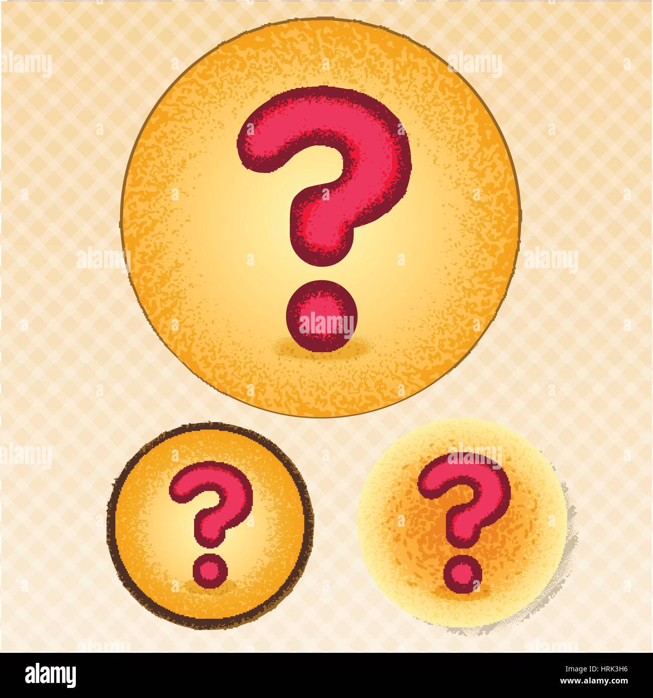 question icon in a circle. It can be used as a button Stock Vector ...