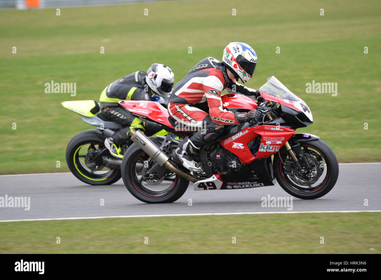 Motorbike track day at Snetterton ran by No Limits Stock Photo - Alamy