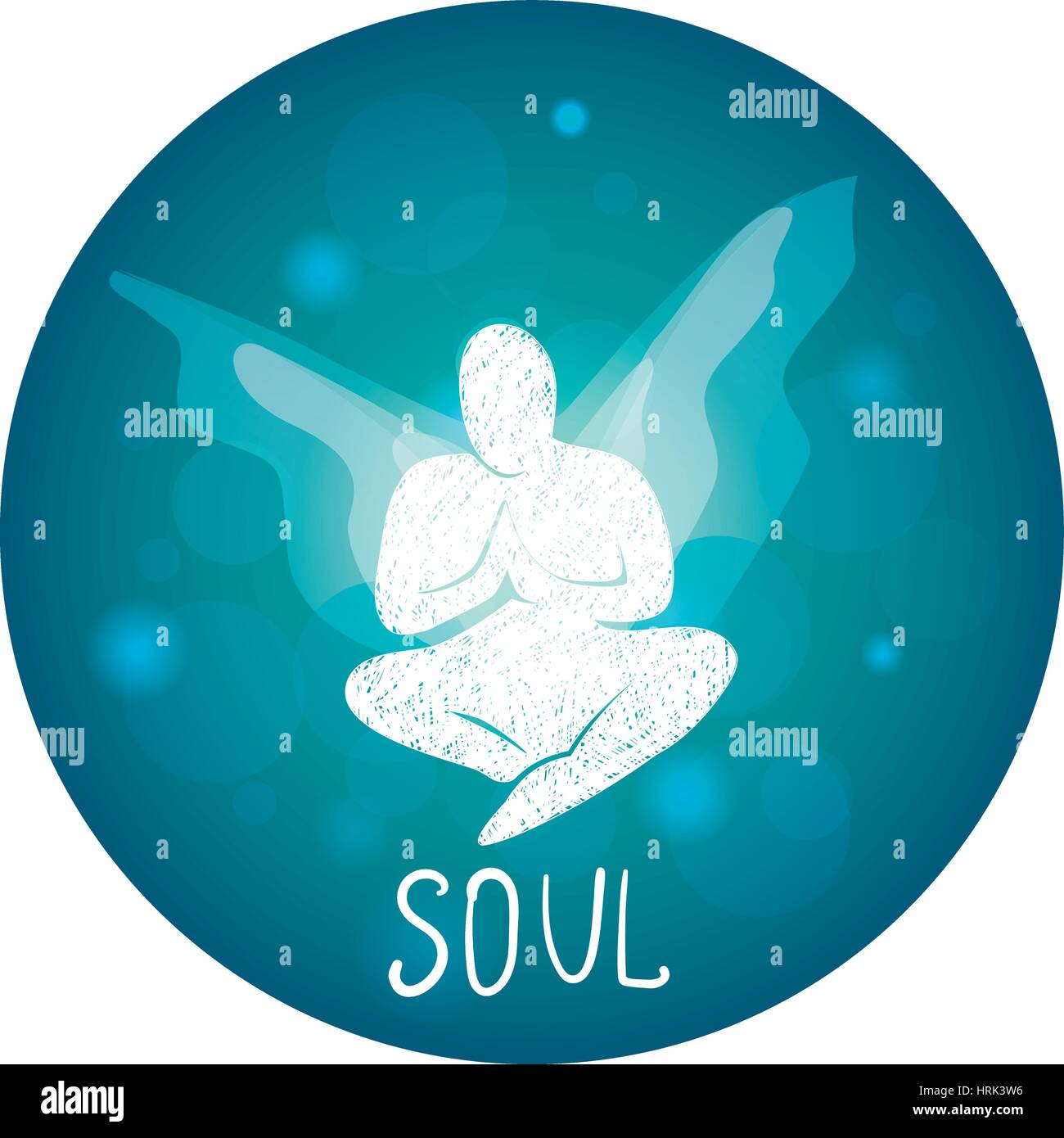 Human energy body silhouette aura Stock Vector Images - Alamy