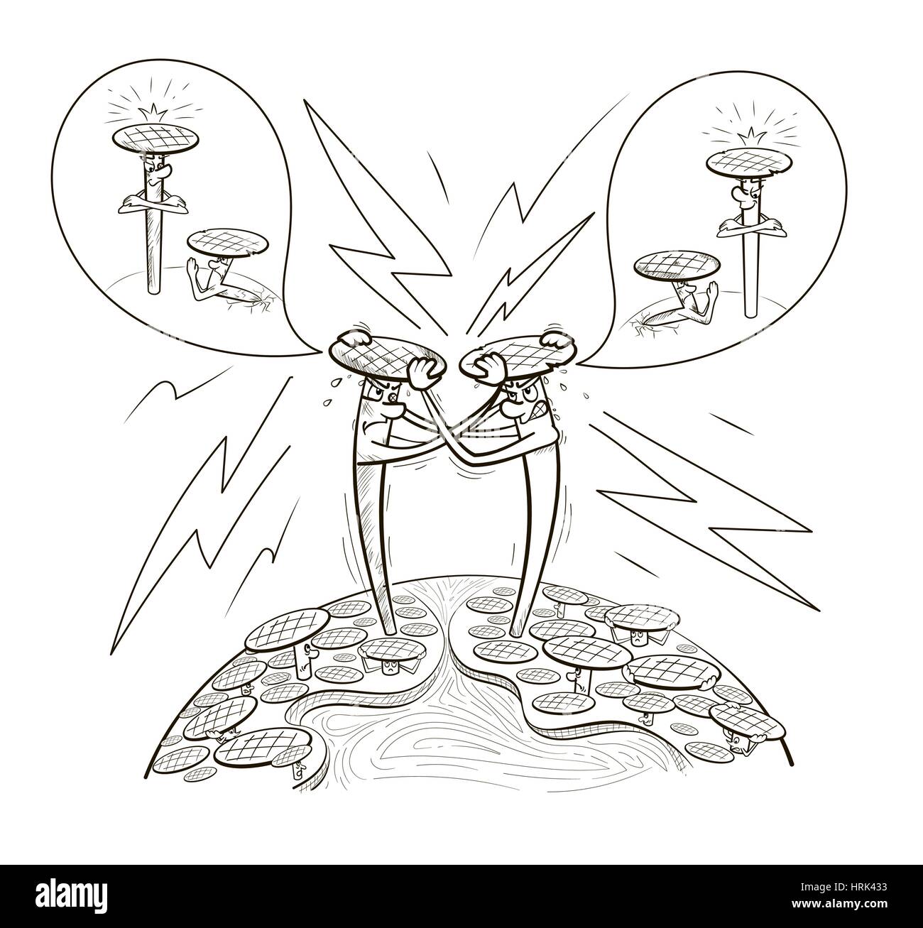 Vying vector vectors hi-res stock photography and images - Alamy