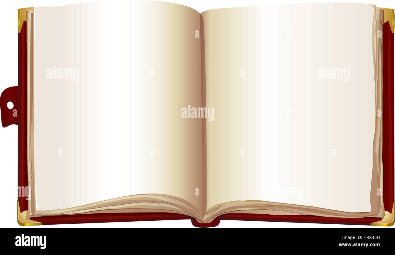 template open book in the red cover Stock Vector Image & Art - Alamy