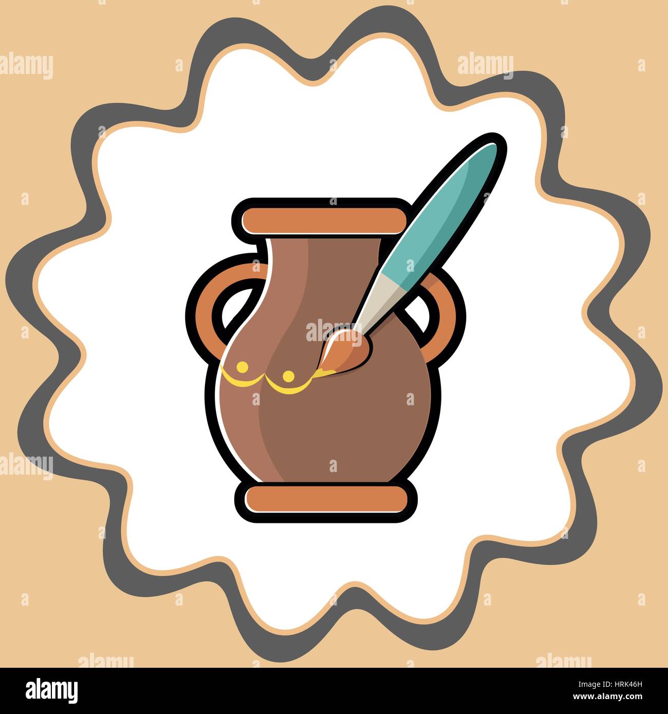 Sculpture children have made Stock Vector Images - Alamy