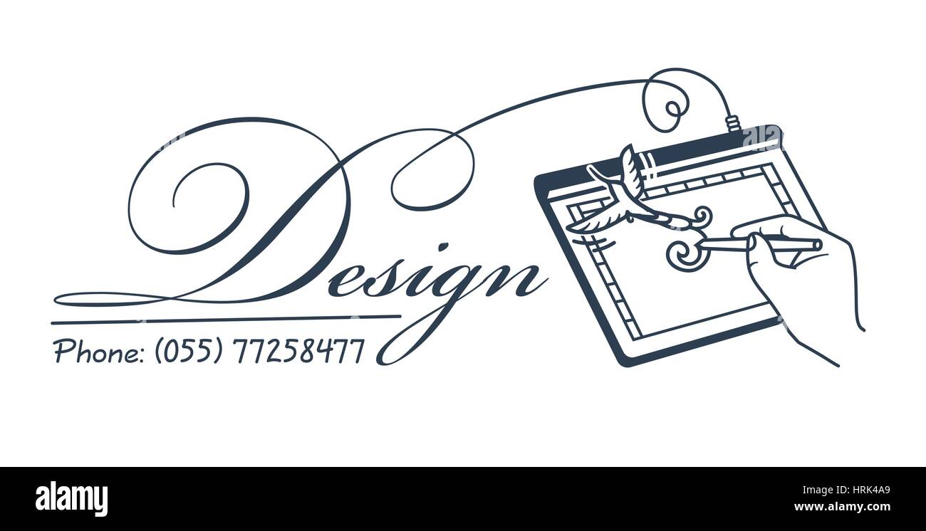 Artist drawing in gallery Stock Vector Images - Alamy