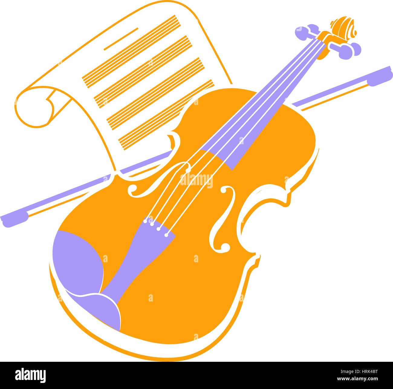 Violin icon hi-res stock photography and images - Alamy