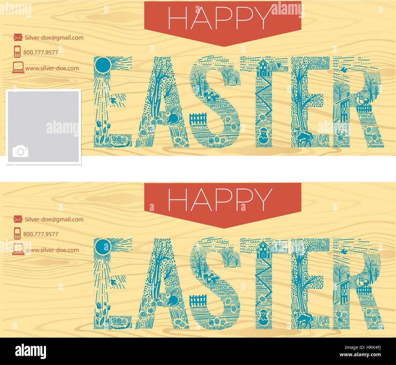 Words happy easter Stock Vector Images - Alamy