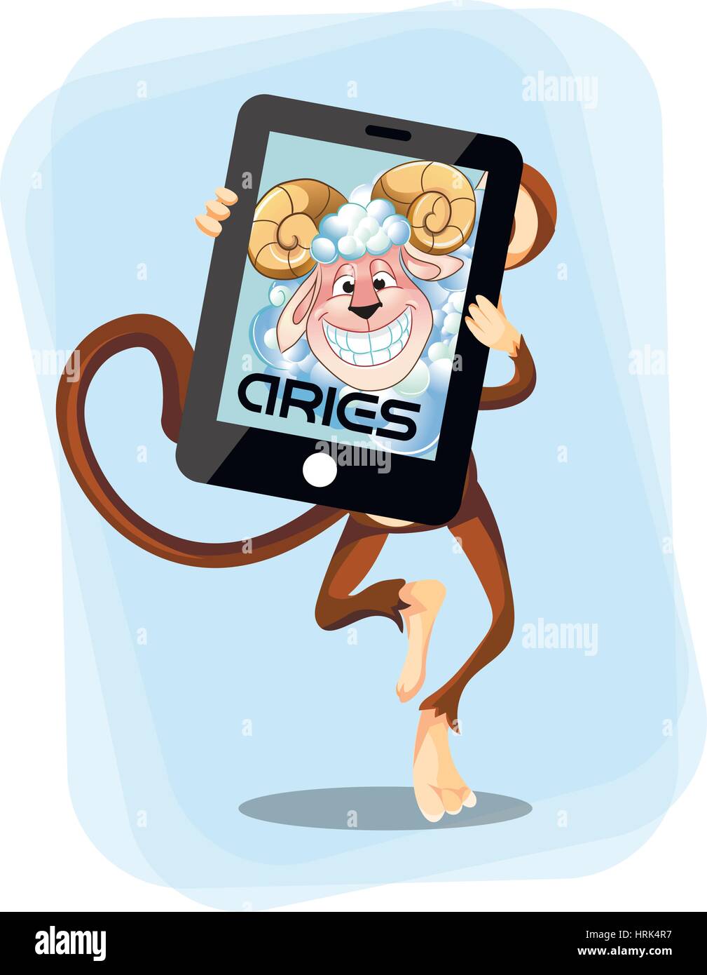 Chimp screen Stock Vector Images - Alamy