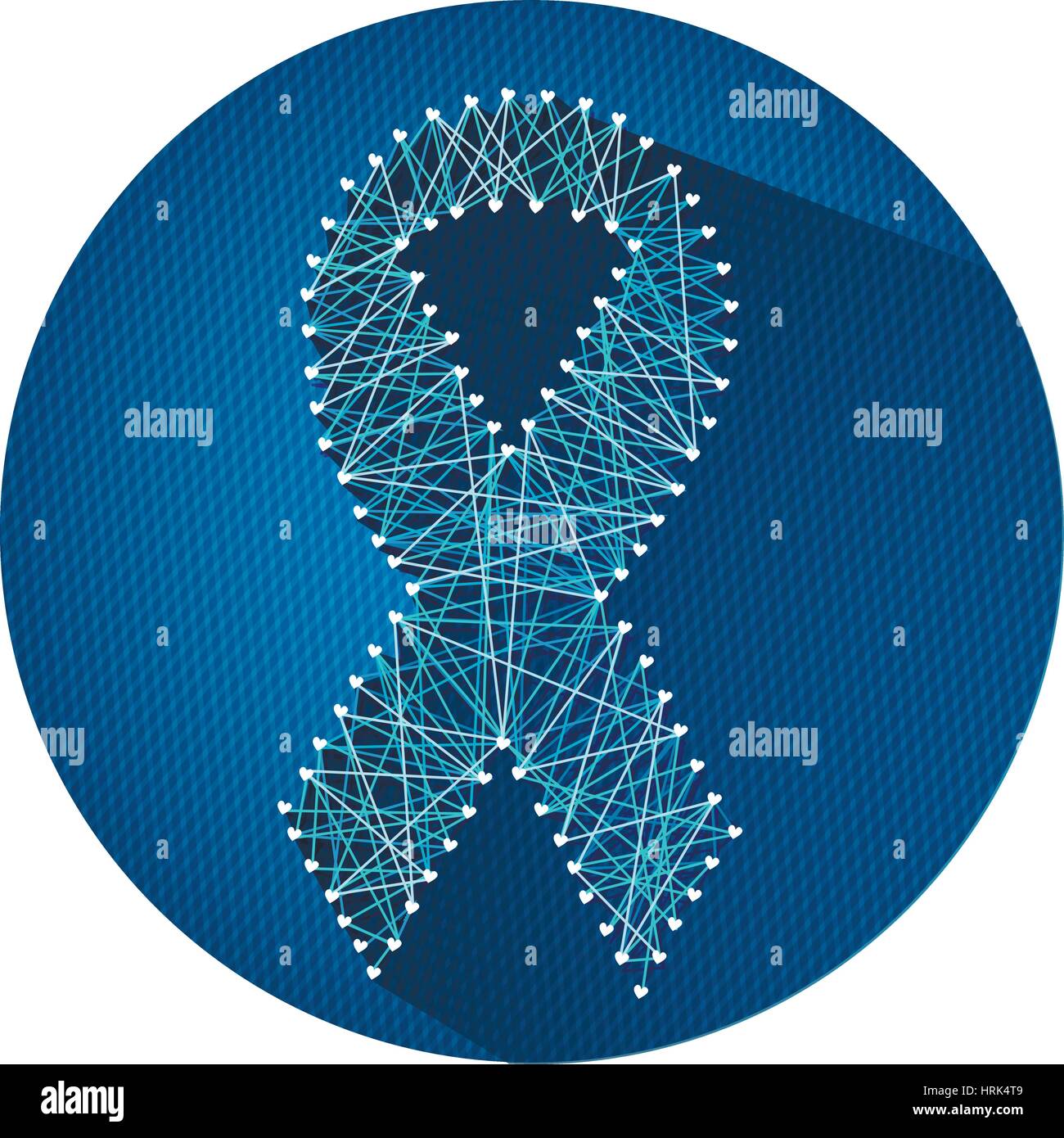Prostate Cancer Light Blue Ribbon Stock Vector Image & Art - Alamy