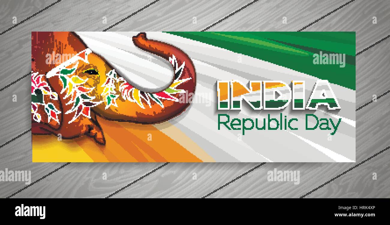 Celebrating republic day Stock Vector Images - Alamy