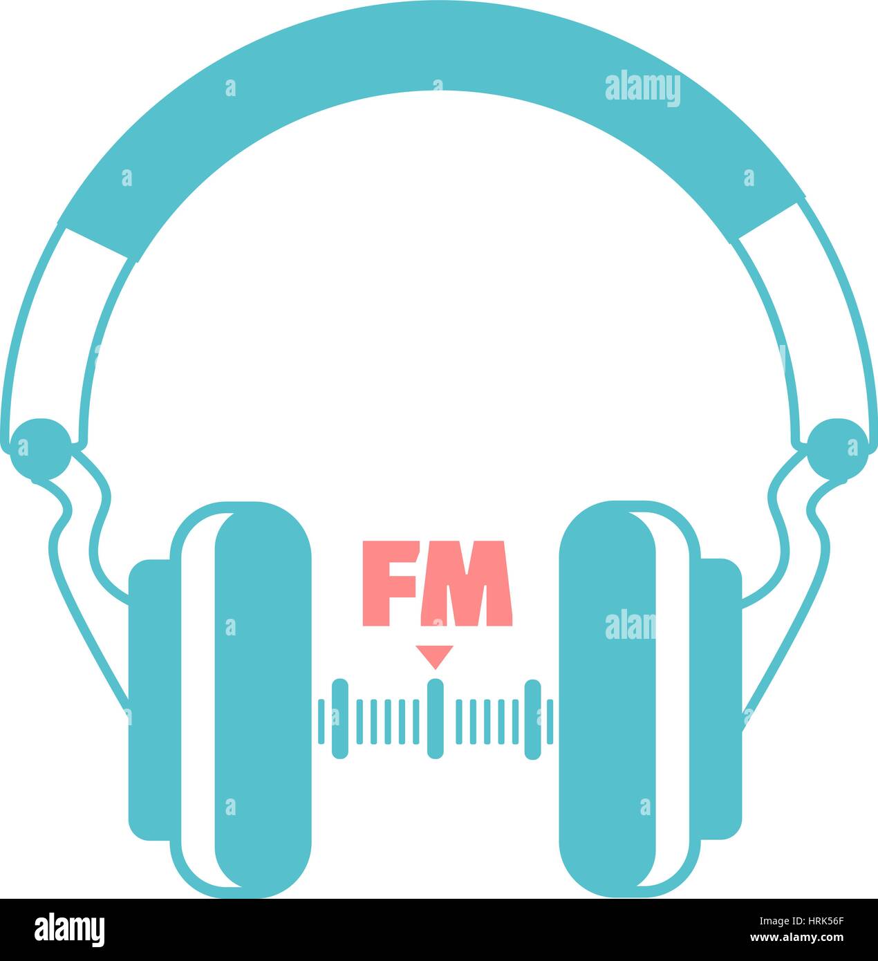 headphones icon listening to the radio concept Stock Vector Image & Art ...