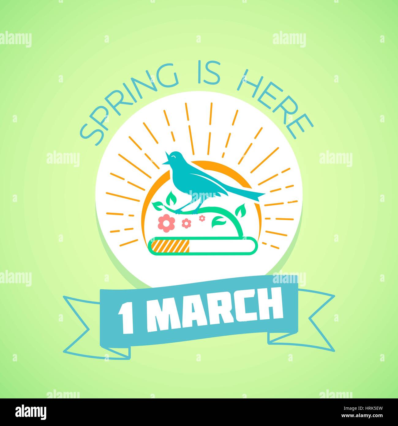 Sings of spring Stock Vector Images - Alamy