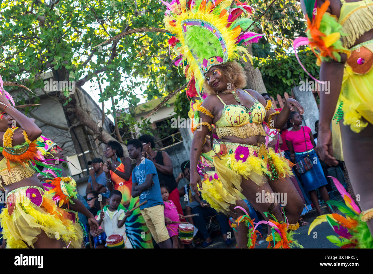carnival in guadeloupe Stock Photo - Alamy