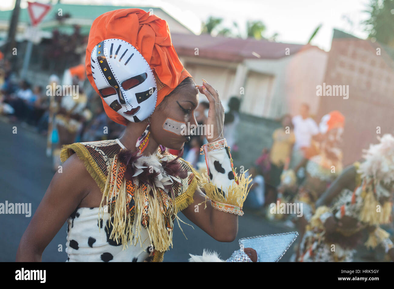 carnival in guadeloupe Stock Photo - Alamy