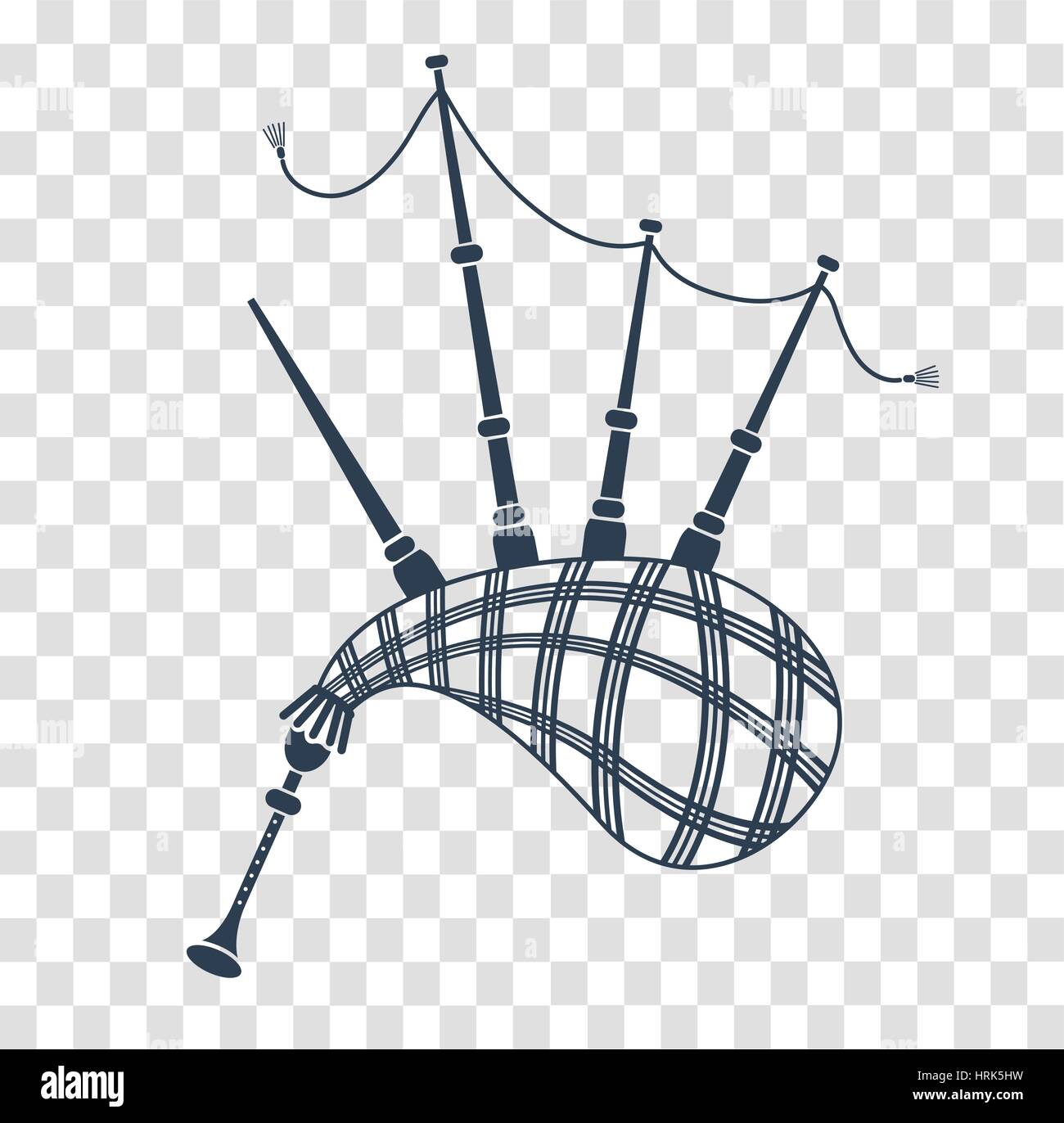 Bagpipes icon. Cartoon illustration of bagpipes vector icon for web ...