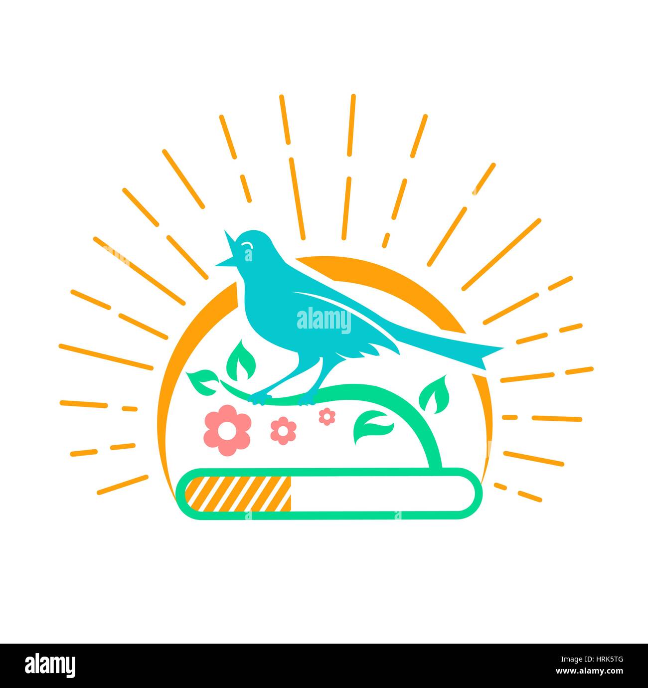 Singing in the sun Stock Vector Images - Alamy