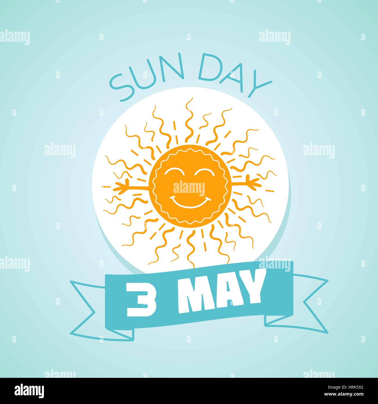 Calendar for each day on may 3. Greeting card. Holiday - San day . Icon ...