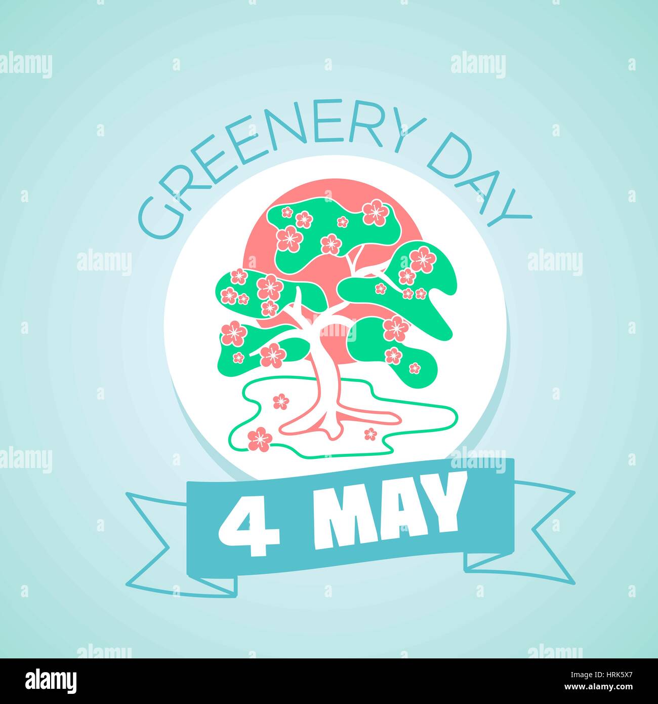Greenery day Stock Vector Images - Alamy