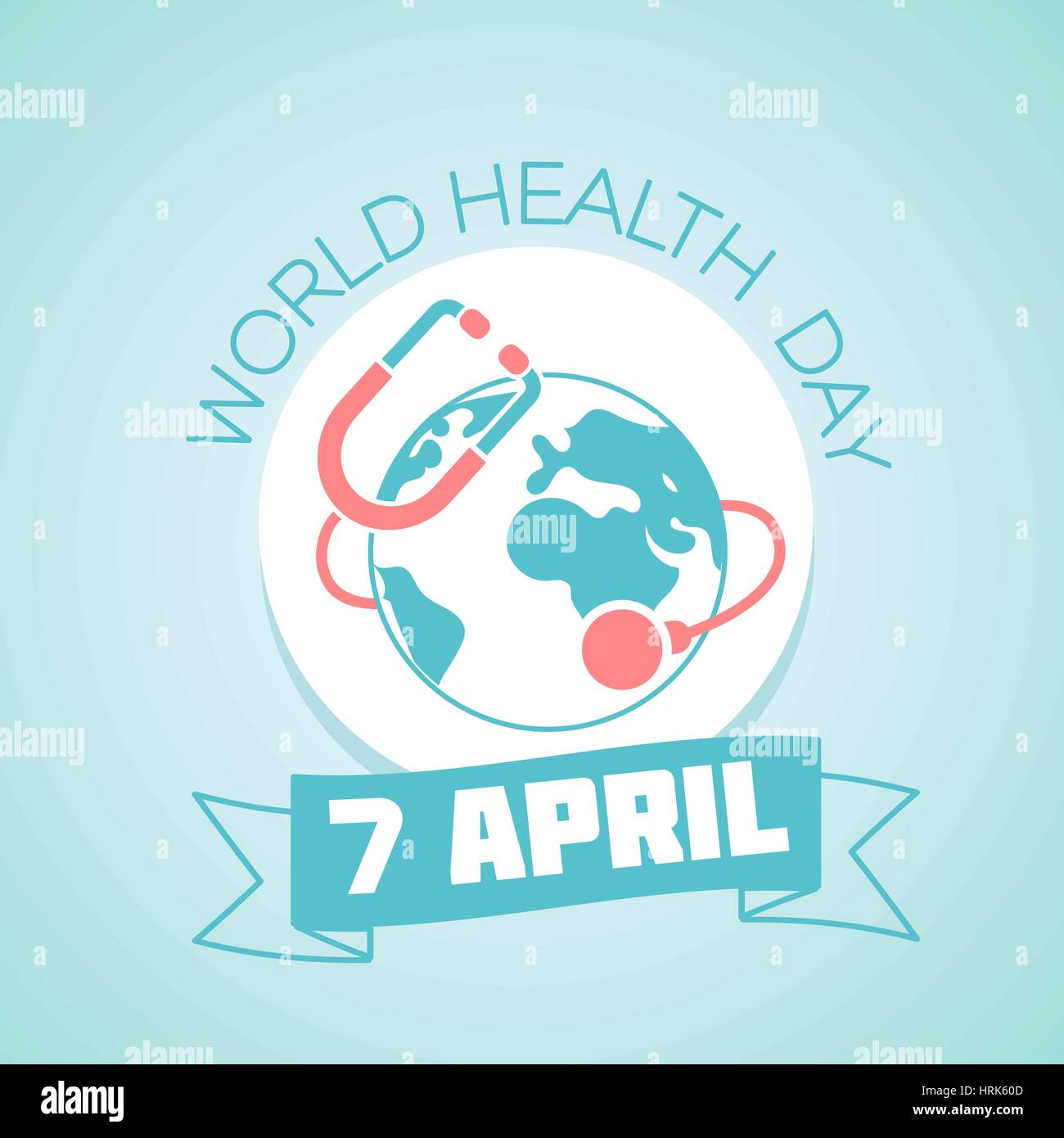 Calendar for each day on April 7. Holiday - World Health Day. Icon in ...