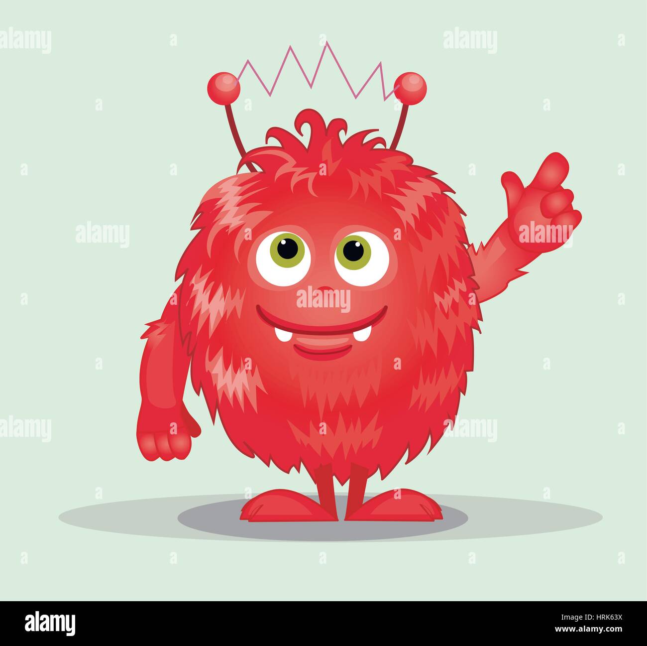Good monsters as a hero, to games, children's magazines Stock Vector ...