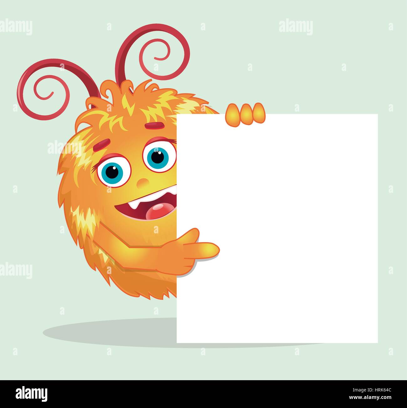 Good monsters as a hero, to games, children's magazines Stock Vector ...