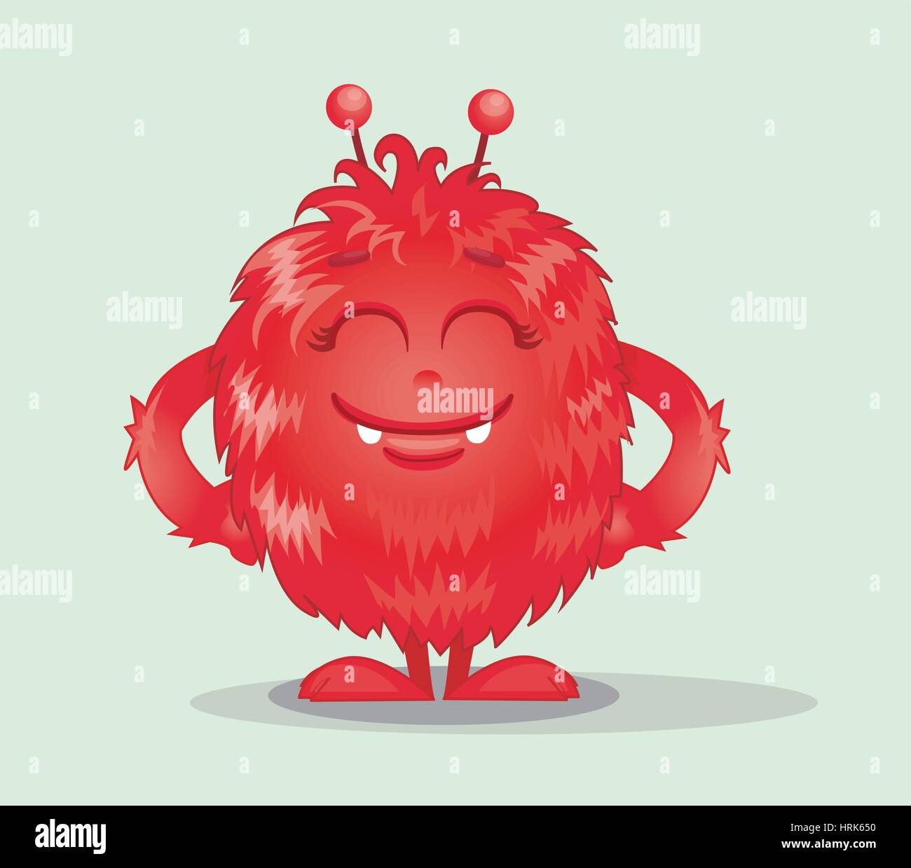 Good monsters as a hero, to games, children's magazines Stock Vector ...
