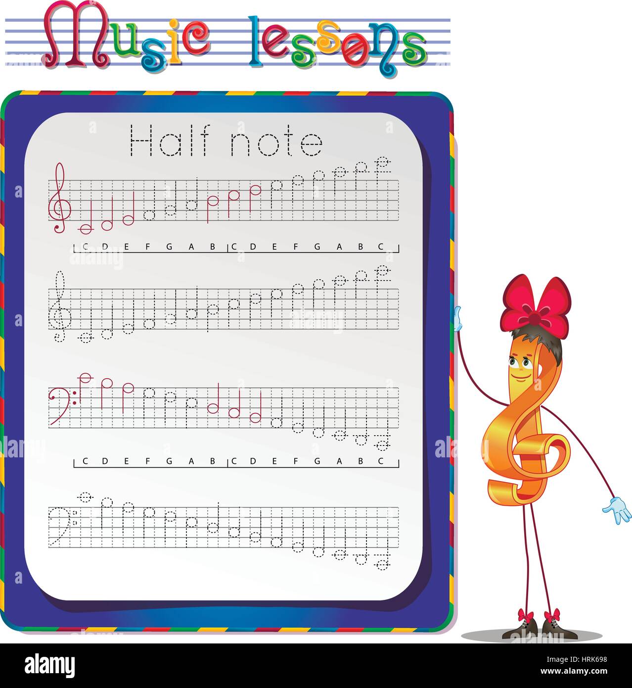 Music lessons, exercises for children. development of skills for ...