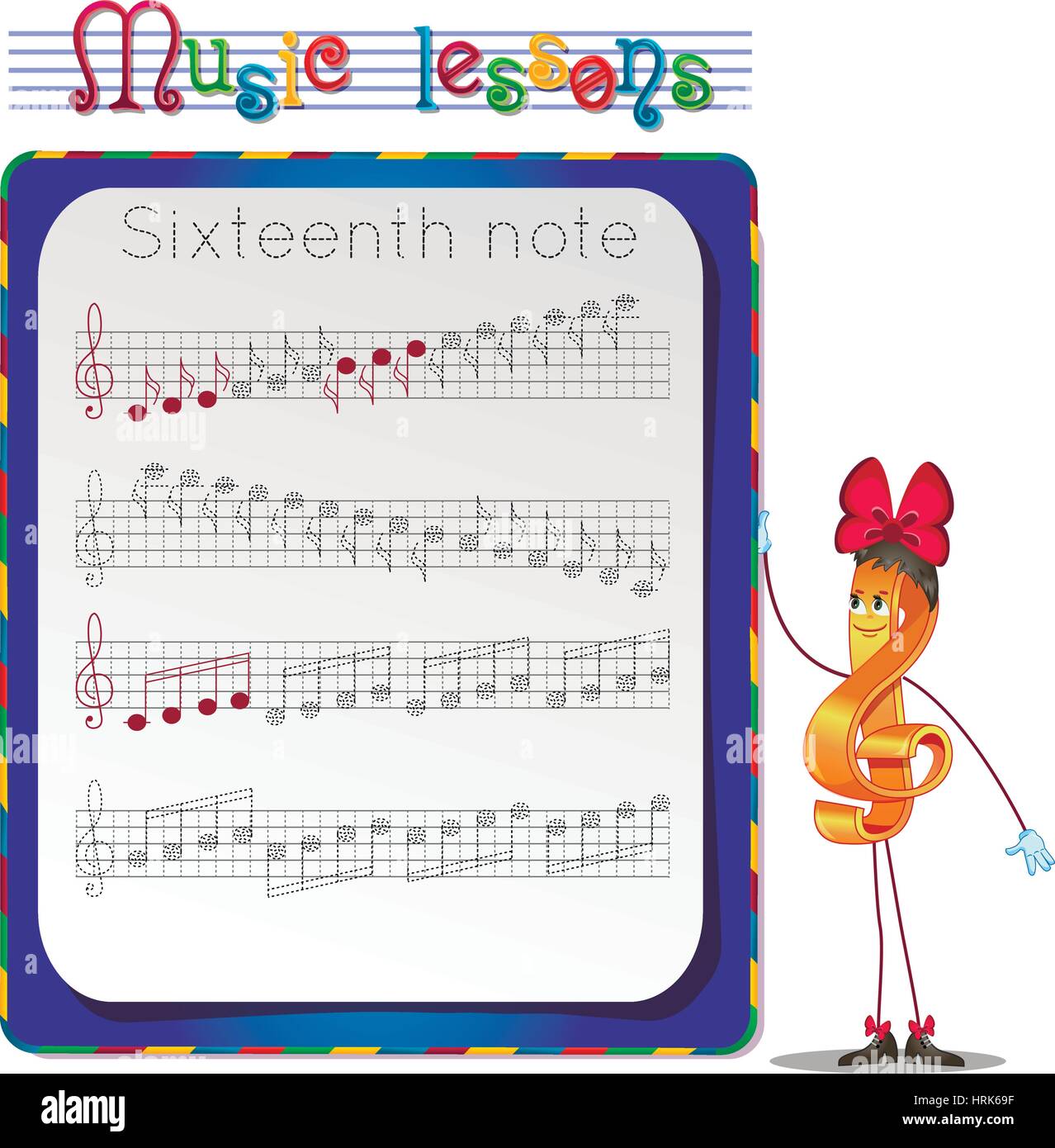 Music lessons, exercises for children. development of skills for ...