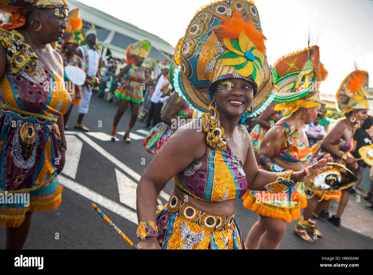carnival in guadeloupe Stock Photo - Alamy