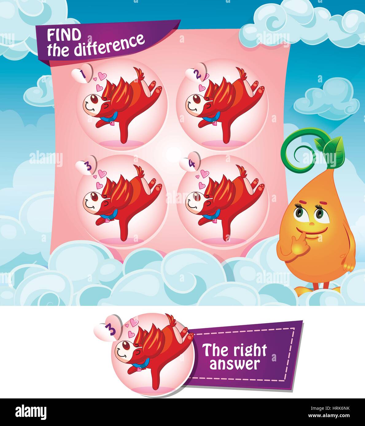 The sky difference Stock Vector Images - Alamy