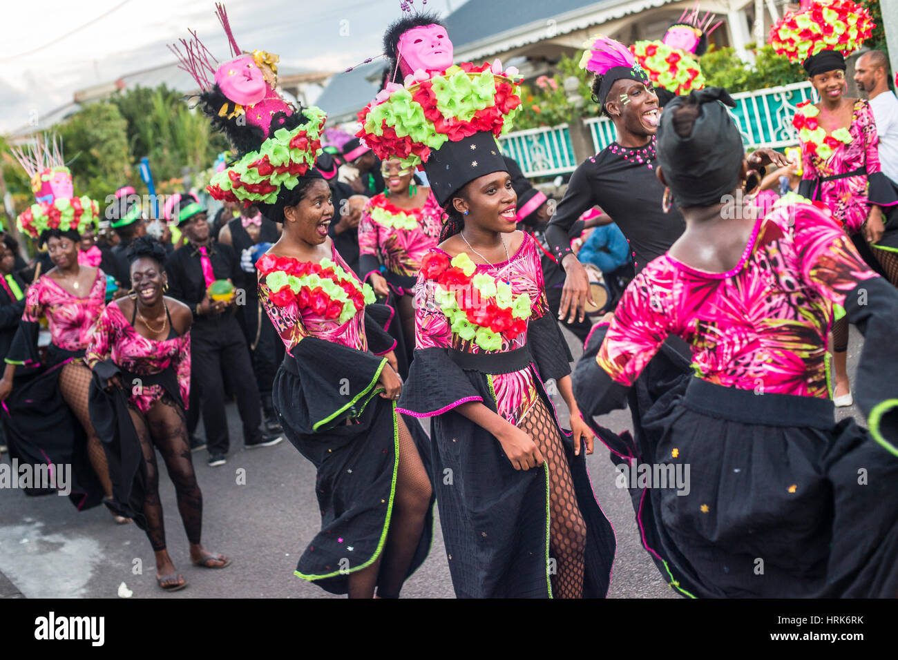 carnival in guadeloupe Stock Photo - Alamy