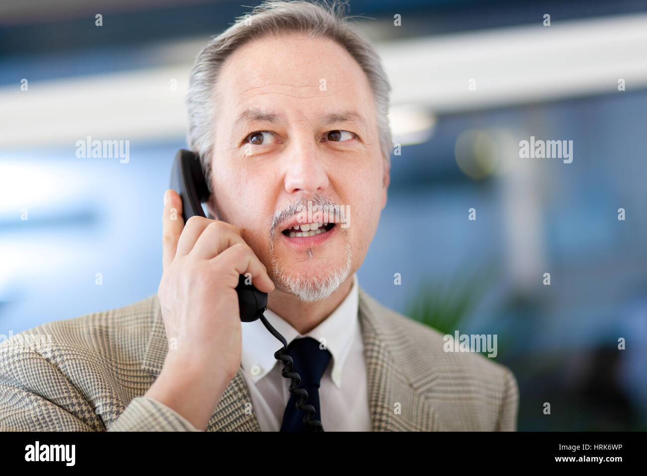 Business people at the phone Stock Photo - Alamy