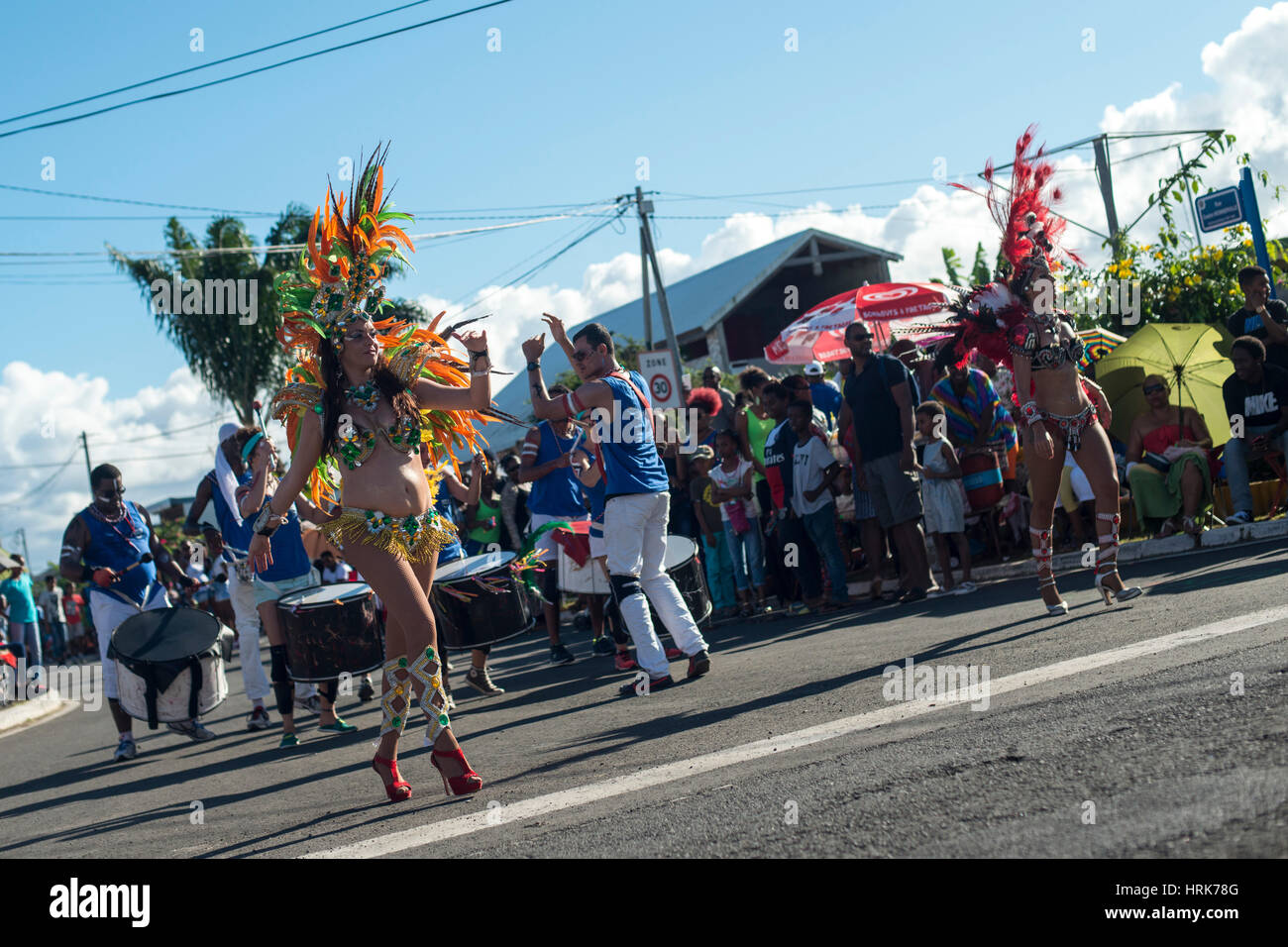 carnival in guadeloupe Stock Photo - Alamy