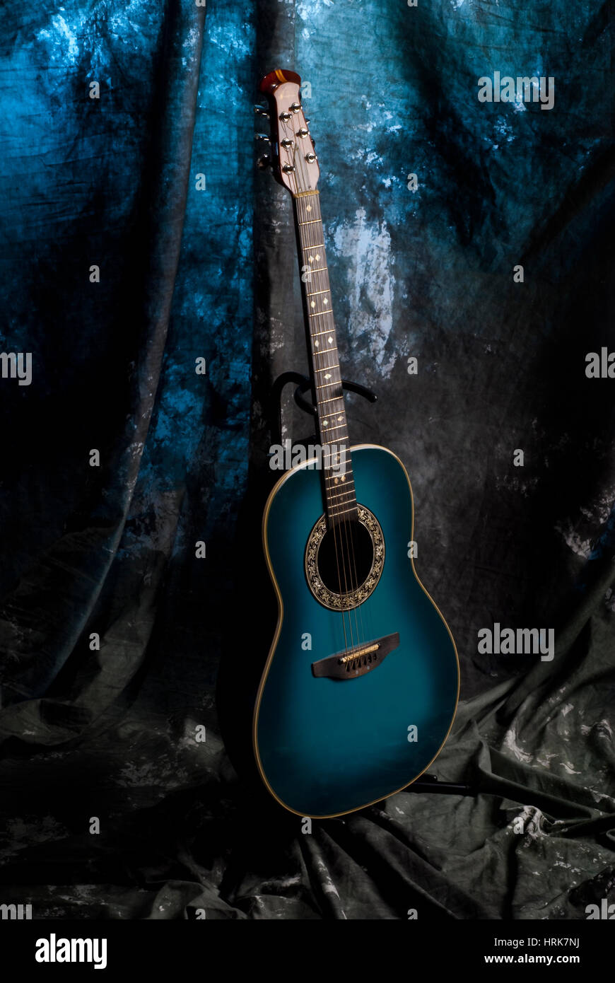 Blue Acoustic Guitars Wallpapers