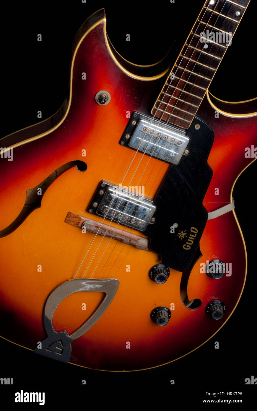 guild guitar starburst body Stock Photo - Alamy