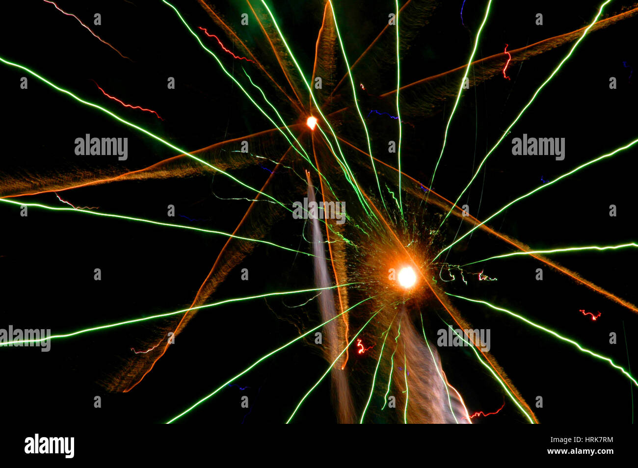 long line fireworks Stock Photo - Alamy