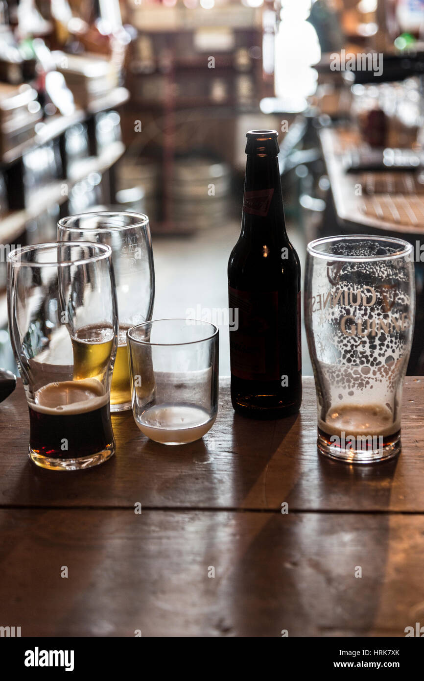 Empty Guinness Glass High Resolution Stock Photography and Images - Alamy